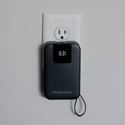 Boundless 14,000mAh All-In-One Pro Power Bank w/AC Plug, Built-In Cabl ...
